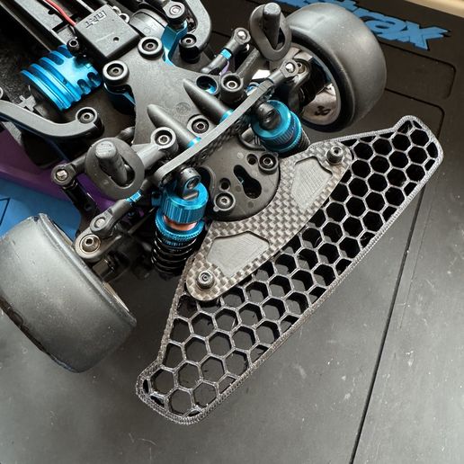 🚗 Tamiya M07 - Front Bumper - Mugen CRX・ STL File for 3D printing・Cults