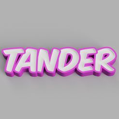 Tander best STL files for 3D printer・1 models to download・Cults