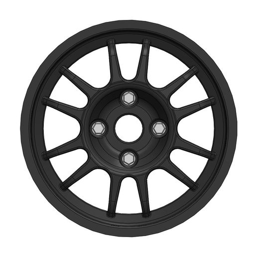 STL file Wheel_147_OZ Racing Formula Student wheel 4H 🧑‍🎓 ・3D printing ...