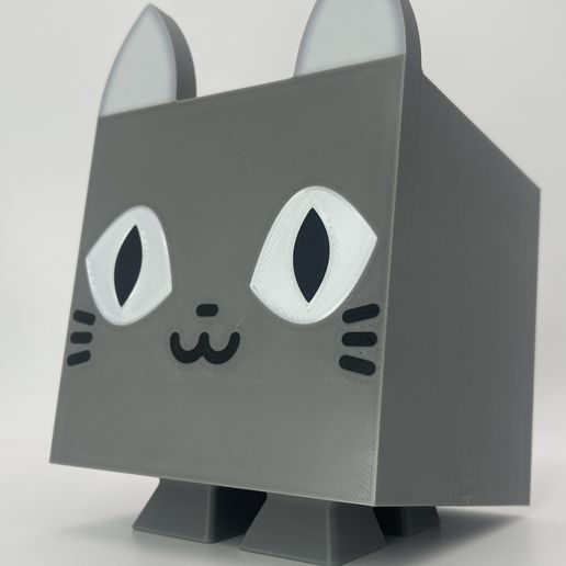 🐱 Pet Simulator X Cat 3D Model with Hidden Hidey Hole Coin Slot・ STL ...