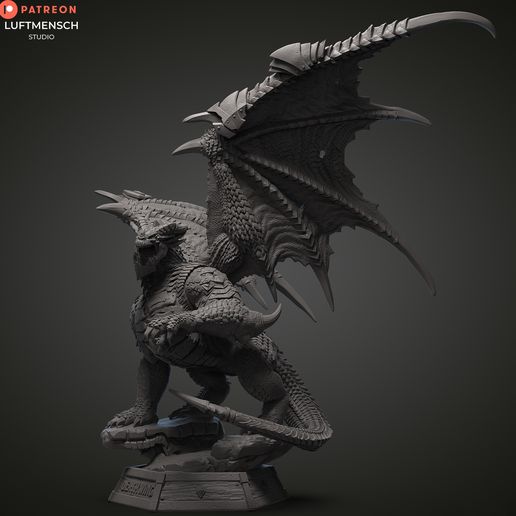 👾 Deathwing・ 3D File for ・Cults