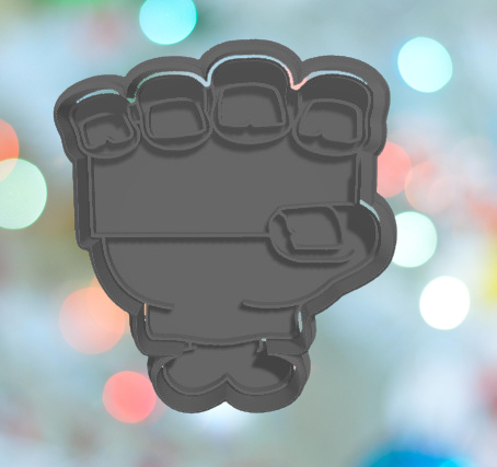 🎃 Halloween Zombie Hand Plaque Cookie Cutter・ STL File for 3D printing ...
