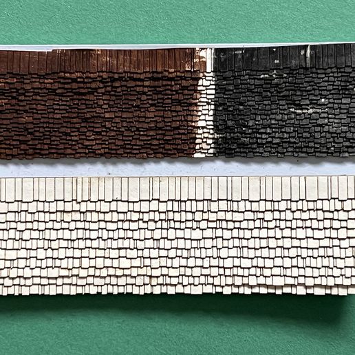 🏠 CEDAR SHINGLES HO SCALE・Free 3D File for ・Cults