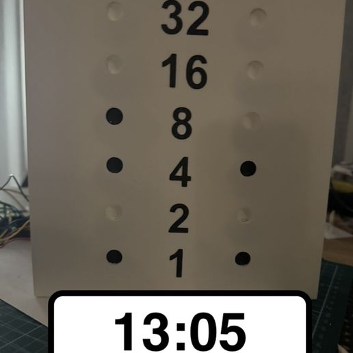 Free STL file Binary unique mechanical clock 🕰️ ・3D printable model to ...