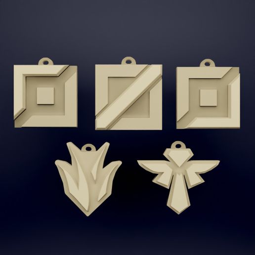 🔑 league of legends keychains roles・ STL File for 3D printing・Cults