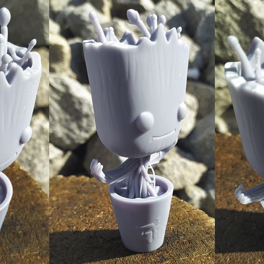 💃 Dancing Groot Figure・ STL File for 3D printing・Cults