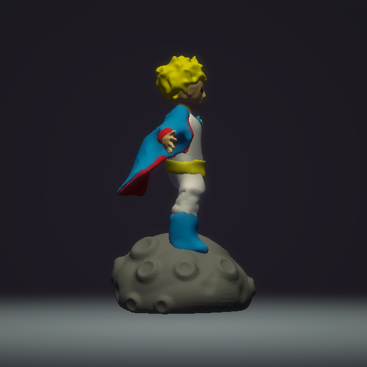 Archivo OBJ gratuito el principito 👾 ・Objeto imprimible en 3D para ...