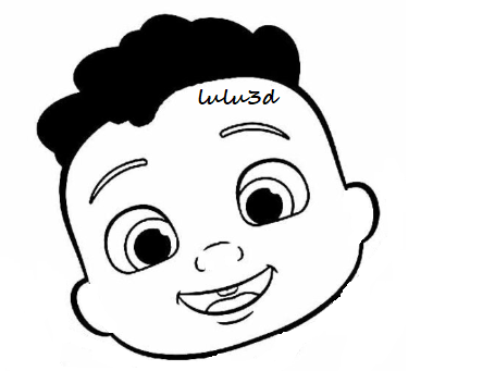 jay jay cocomelon coloring page