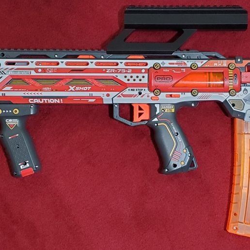 🔫 X Shot Longshot AUG Kit & Grip and Carrying Handle・ 3D File for 3D ...