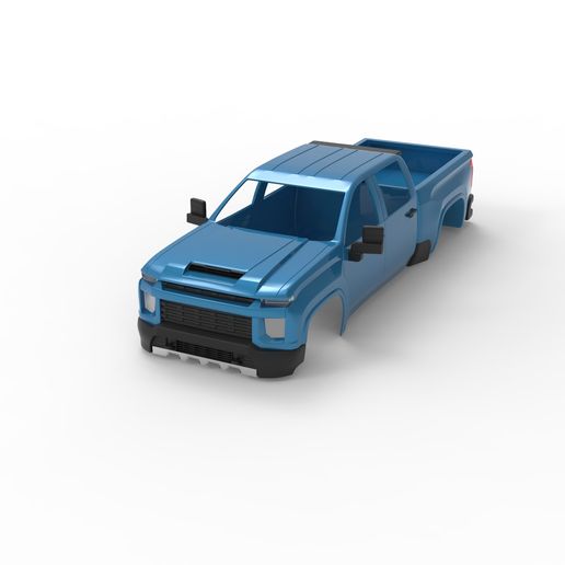 🚙 2022 Chevrolet Silverado 3500 rc body shell・ STL File for 3D printing ...