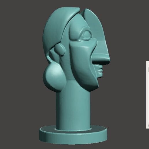 STL file abstract face 🗿 ・3D printer model to download・Cults