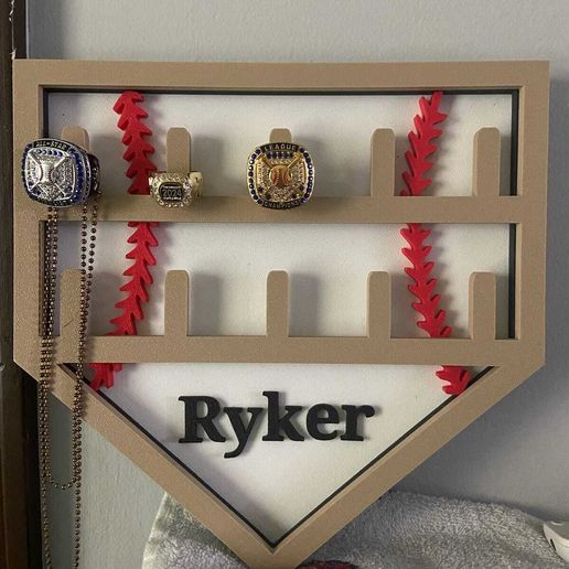⚾ Baseball Ring Display・ 3D File for 3D printing・Cults