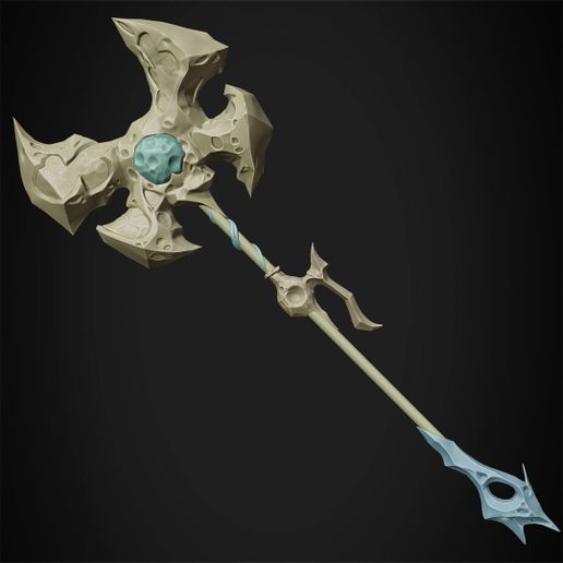 🔨 Arcane S2 Jayce Corrupted Hammer for Cosplay・ STL File for 3D ...