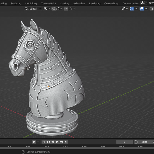 ♟️ Medieval Crusader Knight Chess Piece・ STL File for 3D printing・Cults