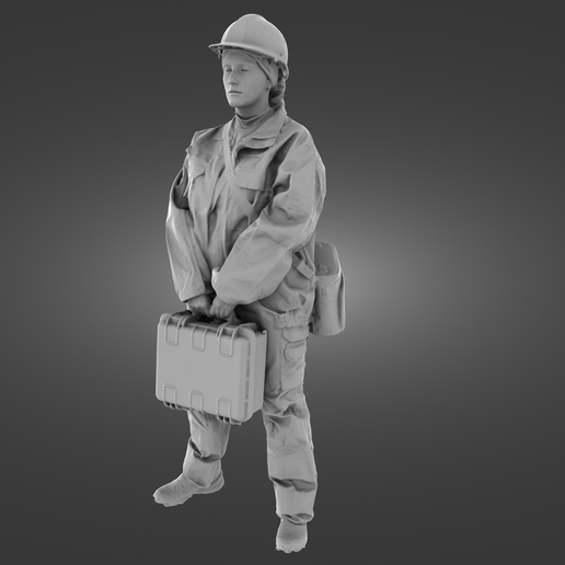 ♀️ Female workers 2・ STL File for 3D printing・Cults