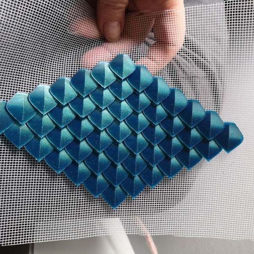 dragon scale texture stl