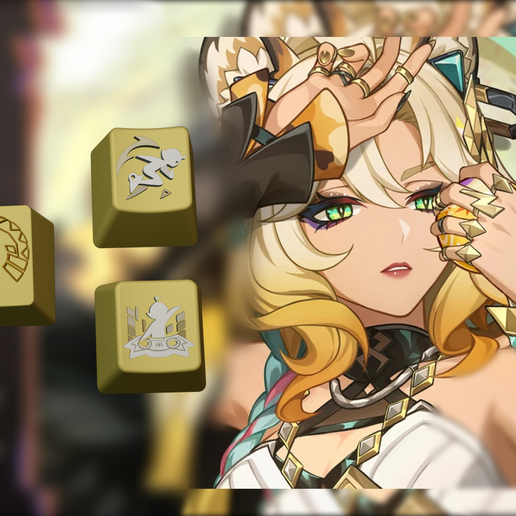 3D file Xilonen keycap 🦸 ・3D print design to download・Cults