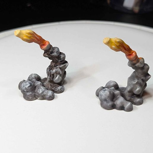 🍮 Custard Bird Man Flying Smoke Bases V2・Free OBJ File for 3D printing ...