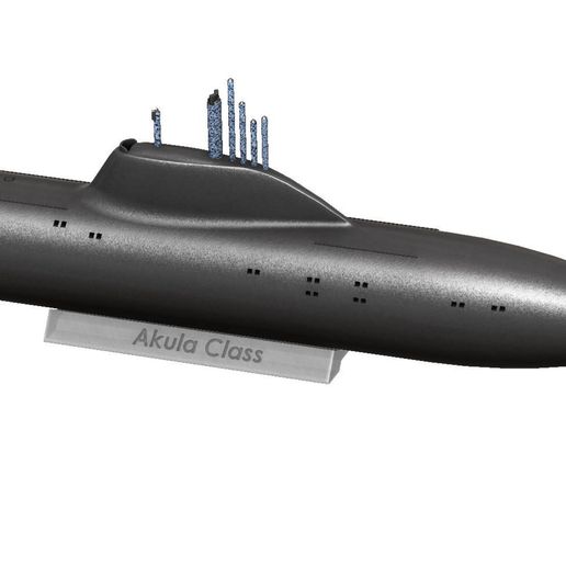 ⛵ Akula Class Submarine・ STL File for 3D printing・Cults