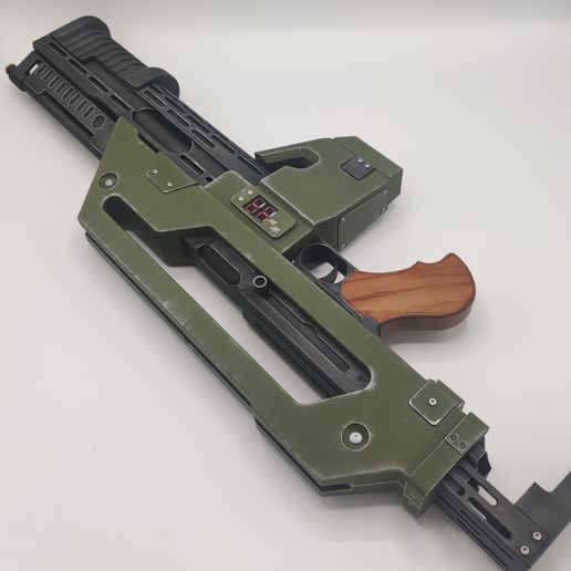 👾 M41A Pulse Rifle (Aliens) STL・ STL File for 3D printing・Cults