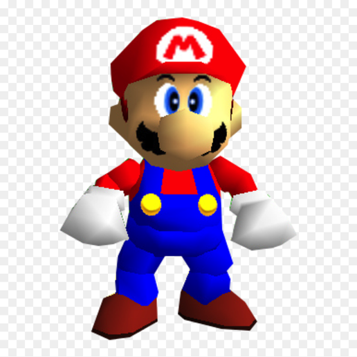 3D file low poly mario/mario 64 mario 🦸 ・3D printable design to ...
