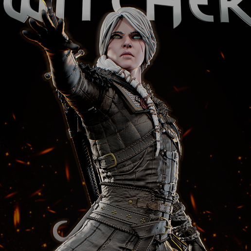 👾 Ciri - The Witcher 4 Fanart・ STL File for 3D printing・Cults