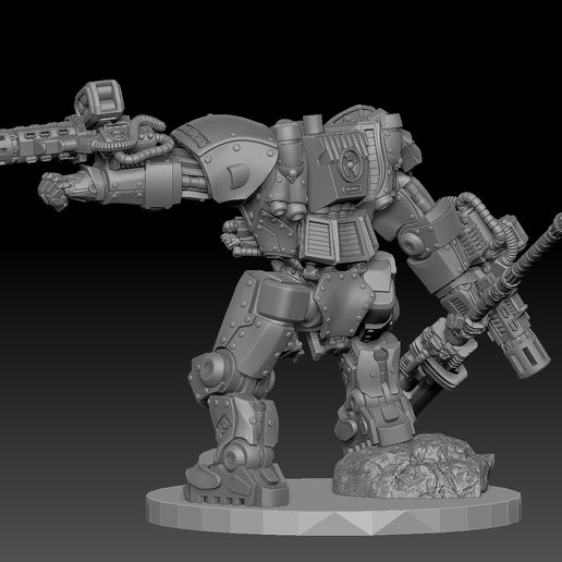 ♟ Exo Striker 1 — Power, Detail, and Motion in One Design・ 3D File for ...