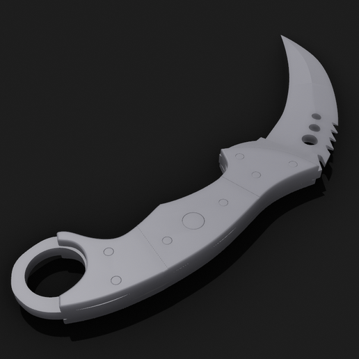 🔪 Talon Knife (PropKnife) 1/1 Size・ STL File for 3D printing・Cults