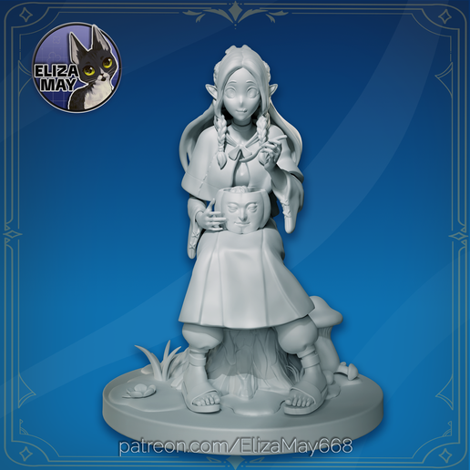 🧝 Dangeon Meshi - Marcille・ 3D File for 3D printing・Cults