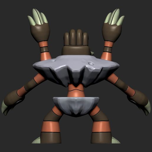 STL file Pokemon - Barbaracle 🐉 ・3D printing idea to download・Cults