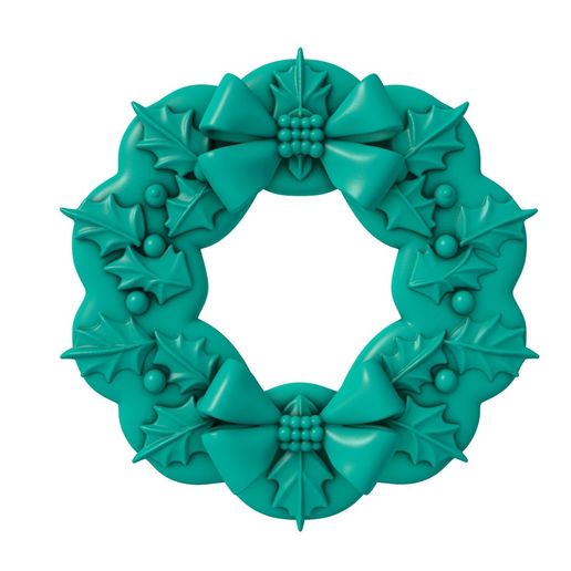 🎄 Christmas wreath / 3d Christmas wreath / wreath stl / wreath / winter ...