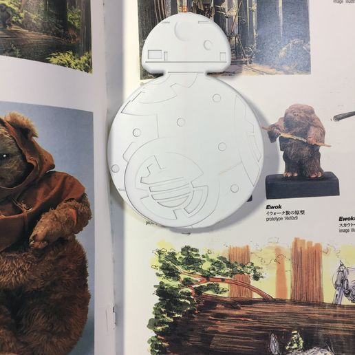 🔞 starwars bb-8 bookmark-pen・Free STL File for ・Cults