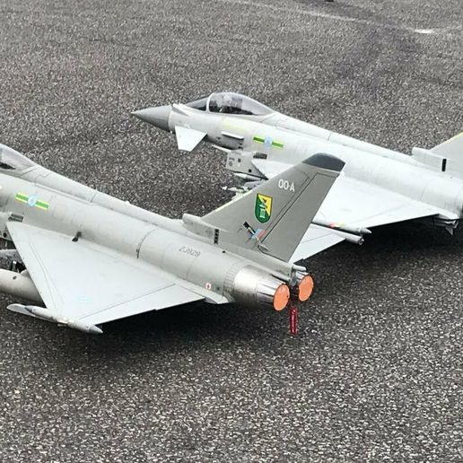 🛩️ 3D printed Eurofighter Typhoon Jet with equipment from MotionRC・ 3D ...
