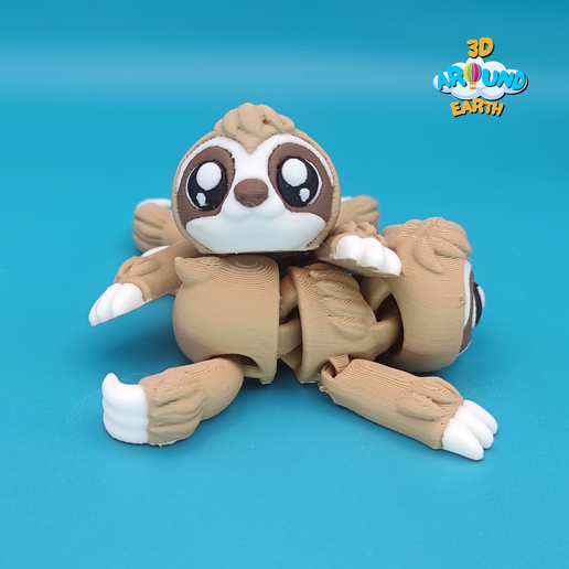 🦥 Cute Sloth・ STL File for 3D printing・Cults