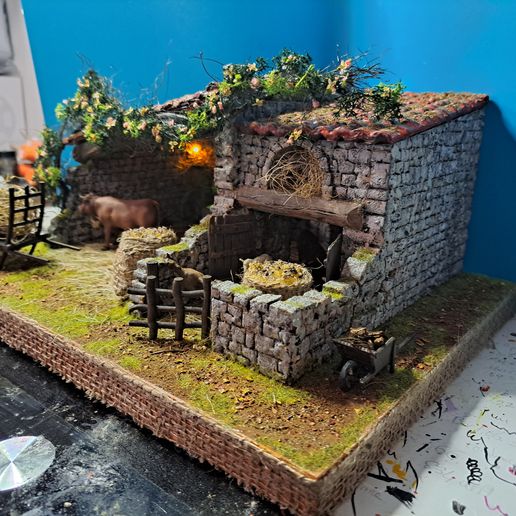 Fichier 3MF ETABLE DE CRECHE POUR SANTONS DE 7 OU 5 🎨 ・Objet pour ...
