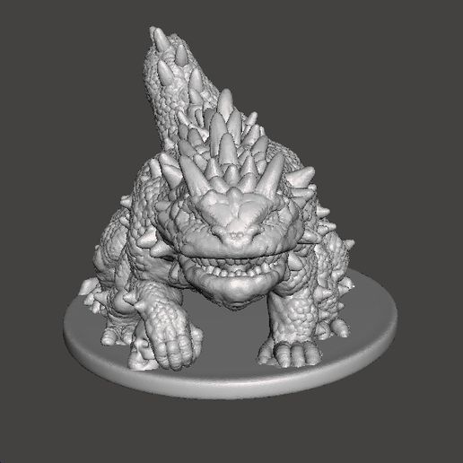 👹 BASILISK MONSTER MINIATURE MODEL FOR FANTASY GAMES DND RPG・ STL File ...