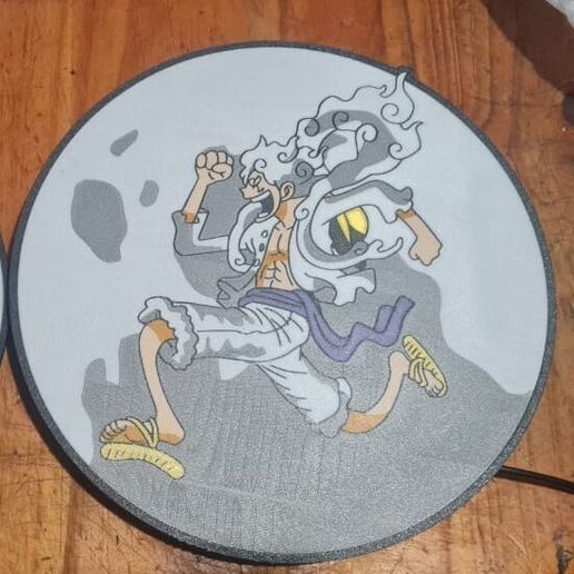 ⚙️ Luffy Gear 5 and LaLuna sign・ 3MF File for 3D printing・Cults