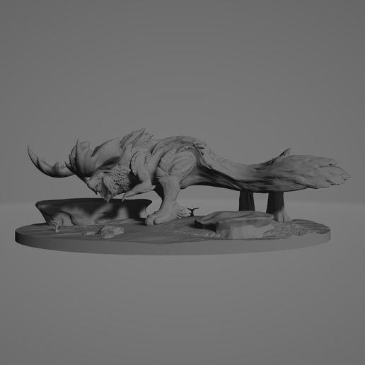 👹 MONSTER HUNTER BANBARO FIGURE・ STL File for 3D printing・Cults
