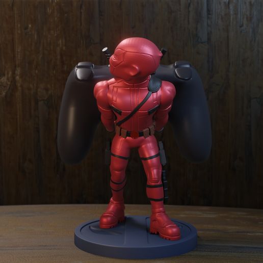 STL file CONTROLLER HOLDER / Deadpool joystick 🕹️ ・Design to download ...