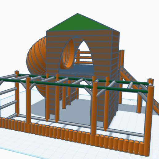 🐹 Hamster / Small Animal Climbing Frame / House・ STL File for 3D ...