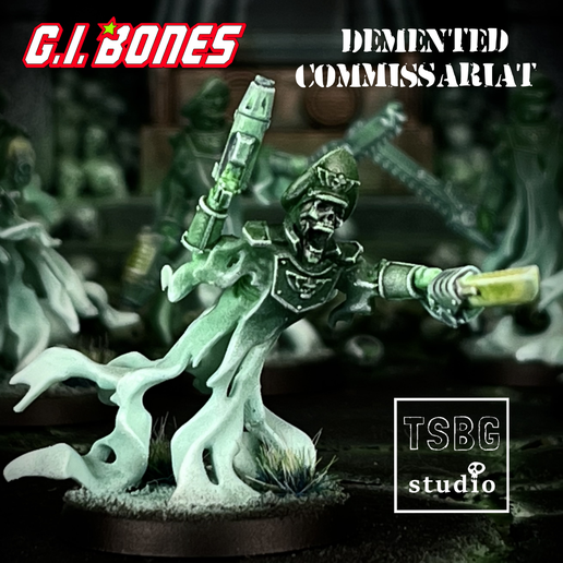 💀 G.I. Bones Demented Commissariat・ 3D File for 3D printing・Cults