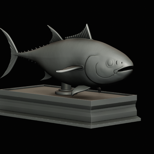 🐠 fish tuna bluefin / Thunnus thynnus with storage space / for 3d ...
