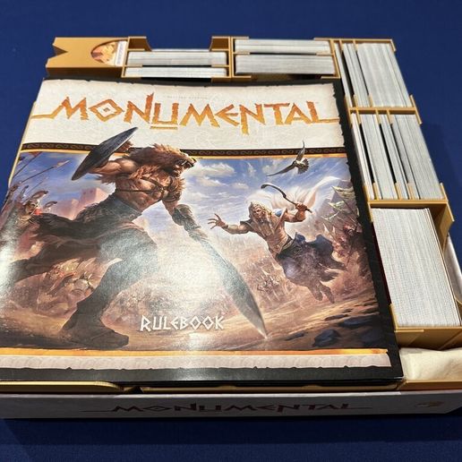 🎲 Monumental Board Game Insert Retail Edition + Both Expansions (Lost ...