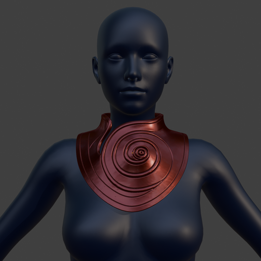 🩸 Demon Slayer Gorget・ STL File for 3D printing・Cults