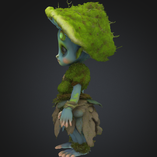 👾 Mushling Druid・ STL File for 3D printing・Cults