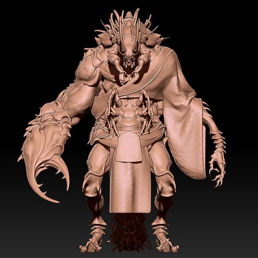 STL file Scorpion Lord - Black Myth Wukong 🦂 (OBJ)・Design to download ...