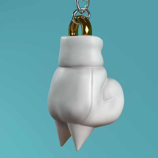 Archivo STL Knuckles the Echidna: Glove Keychain / Sonic Series 🧤 ...