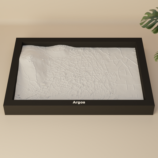 🇬🇷 Argos, Greece - 3D Miniature・ STL File for 3D printing・Cults