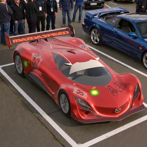 🚗 Mazda Furai・ STL File for 3D printing・Cults