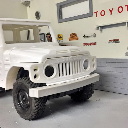 🌆 Body 1/10 242mm SUZUKI LJ 80・ STL File for ・Cults